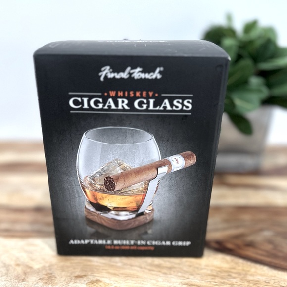 Final Touch | Dining | Final Touch Whiskey Cigar Glass With Adjustable ...
